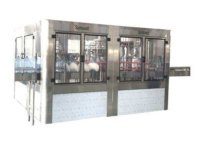 China Monoblock Pet Bottled Water Filling Machine 3-in-1 Washing Filling Capping 500-4000BPH for sale