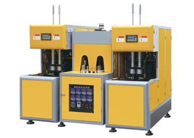 China Semi-Automatic Stretch Blow Molding Machine 1500-2000 BPH 2 Cavity for 30-130mm Bottles for sale