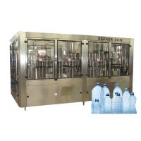 China Rotary Type 3 In 1 Big Bottle Filling Machine For Non Gas Liquid With Automatic Control for sale