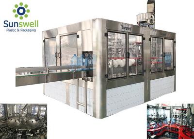 China Fully Automatic Water Filling Machines 5 Gallon Barrel / Bottle Washing Capping for sale