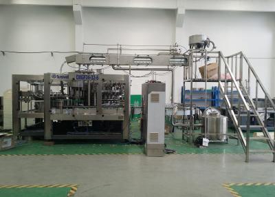 China Full Automatic Carbonated Beverage Filling Machine 12-72 Heads 2000-19000BPH Capacity 1.8-16KW Power for sale