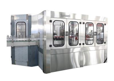 China Automatic Glass Bottle Beverage Filling Machine 3-in-1 Washing Capping 2000-40000 BPH for sale