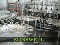 China Hydraulic Carbonated Filling Machine with 18-72 Heads, 5000-28000 BPH Capacity for Soda Water Production for sale