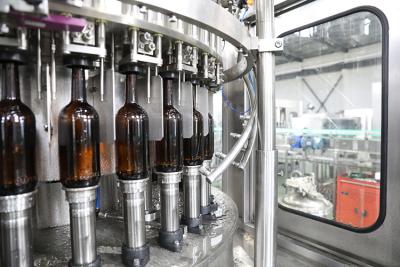 China Automatic Glass Bottle Beer Filling Machine Rinser Filler Capper 1500-16000 BPH for sale