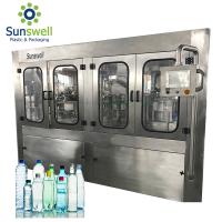 China 3-in-1 Rotary Water Filling Machine 36000BPH High Capacity Bottling Plant for sale