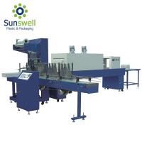 China Pe Film Fully Automatic Shrink Wrapping Machine For Water Juice Carbonated Drink for sale