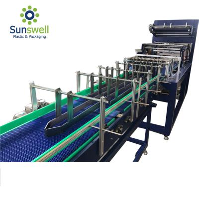 China SSW Series Fully Automatic Shrink Wrapping Machine 35 Packs/Min For Bottles With Isothermal Sealing for sale