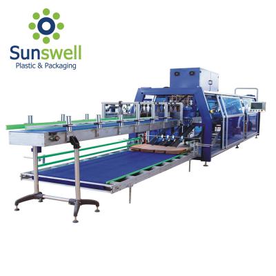 China Automatic Shrink Film Wrapping Machine 35-40b/min for Food Packaging with 2400×850×450mm Shrinkage Tunnel for sale