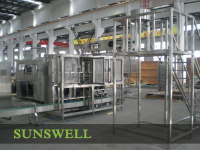 China 2000BPH 5 Gallon Water Filling Machine , Barrel Washing Filling Capping Machine for sale
