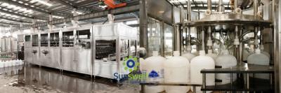 China 3.8kw 5 Gallon Water Filling Machine 450 BPH Automatic Barrel Filling Line for sale