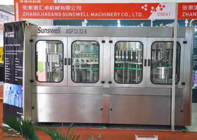 China PET Bottle Mineral Water Filling Machine 6000bph 3-in-1 Rinsing Filling Capping Line for sale