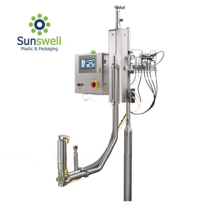 China LN2 Bottled Water Liquid Nitrogen Dosing Machine with 15-1000ms Filling Time and 100-300 CPM Speed Range for sale