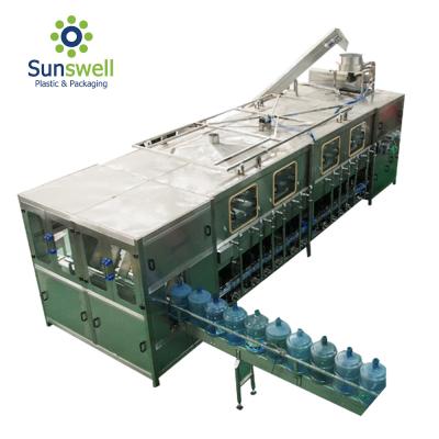 China Electric Driven SS 5 Gallon Water Filling Machine 300-2000 BPH for sale