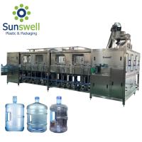 China Low Weight Complete SUS316 5 Gallon Water Filling Machine for sale
