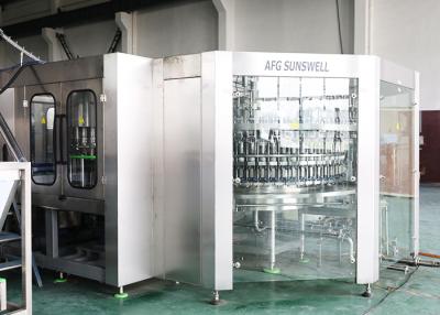 China Glass Bottle Carbonated Beverage Filling Machine 5,000BPH Capacity with 24 Filling Heads and 3.25KW Power for sale