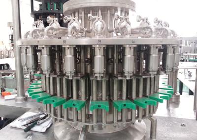 China Fully Automatic 3-in-1 PET Bottle Juice Filling Machine, 12,000 BPH Capacity, 32 Rinsing & Filling Heads for sale
