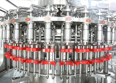 China Monoblock Hot Filling Bottling Machine 150-320mm Height Range 2000-30000 BPH Capacity PLC Control for sale