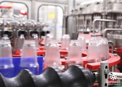 China 2250ml Monoblock Carbonated Soft Drink Filling Machine PLC Control for sale