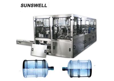 China Motor Drive 19L Bottled Water Filling Line With PLC Control System for sale
