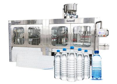 China PET Bottle Pure Water Filling Machine 15000BPH 3-in-1 Gravity Filling Line for sale