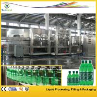 China Soft Drink Carbonated Filling Machine , Line PET Bottle Glass Bottle for sale