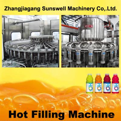 China PET Bottle Hot Filling Machine 5000-20000 BPH 500 L/Min Air Consumption 380V for sale