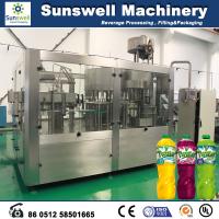 China Automatic 3 in 1 Hot Filling Machine for PET Bottles 3000-24000 BPH Juice Filling Line for sale