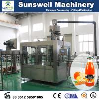 China Constant Pressure Hot Filling Machine 3 in 1 Juice Production Line 2000 to 30000 BPH for sale