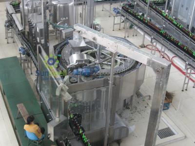 China XGF Series Glass Bottle Beer Filling Machine - 1000-8000 BPH Capacity with PLC Control System for sale