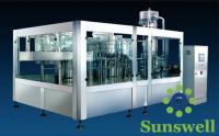 China 3-in-1 Automatic Tea Drink Bottle Filling Machine with Washing, Filling, Capping - 3000-18000 Bottles/Hour Capacity for sale