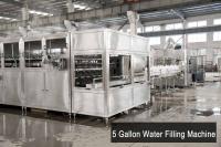 China 5 Gallon Water Filling Machine 900 BPH Automatic Barrel Filling Line 380V for sale