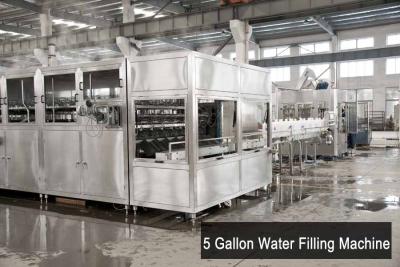 China 5 Gallon Water Filling Machine 900 BPH Automatic Barrel Filling Line 380V for sale