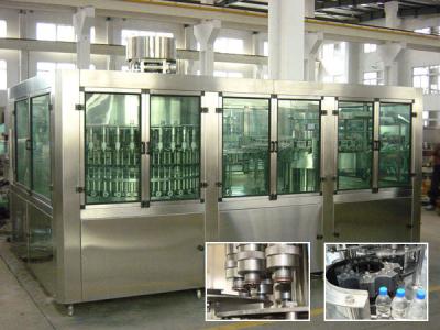 China 3-in-1 Pure Water Filling Machine 18000 BPH Rinser Filler Capper for PET Bottles for sale