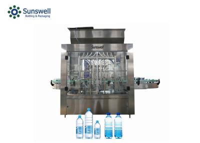 China Linear Weighting PET Bottle Filling Line 2000BPH With 8 Nozzles for sale
