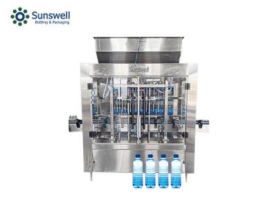 China Automatic Pure Water 2000bph Linear Filling Machine Gravity Filling for sale