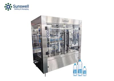 China 4 Valves Linear Type Laundry Liquid Detergent Filling Machine 500ml 2000-2400 BPH for sale