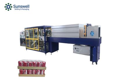China SSW Automatic Shrink Wrapper for Baby Bottles with Sticker Application - 30pcs/min Speed, 60Kw Power for sale