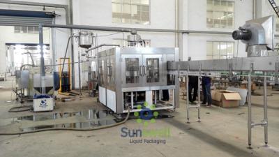 China Stainless Steel Hot Filling Machine 3000-24000 BPH Juice Production Line for sale