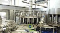 China 3 in 1 Hot Filling Machine Stainless Steel Gravity Filler 2000-30000 BPH PET Bottle for sale