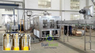 China Plastic Bottle Hot  Fruit Juice Filling Machine With 6 Head for sale