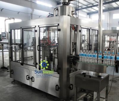China 3-in-1 Bottle Filling Capping Machine ф50-100mm 14,000 bph Capacity for Mineral and Pure Water for sale