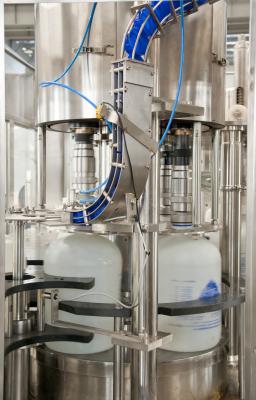 China 5 Gallon Water Filling Monoblock Machine with 150 Barrel/Hour Capacity and 2800×660×1580mm Dimensions for sale