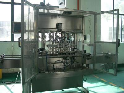 China SSW12-100P Automatic Piston Filling Machine with 12 Heads and 80 BPM Capacity for 100ml-1000ml Bottles for sale