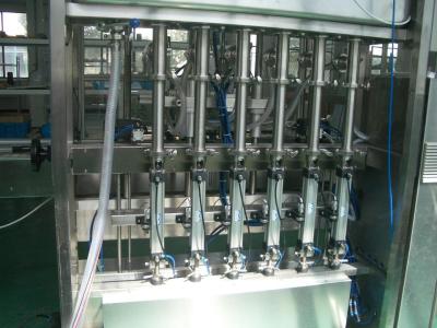 China SSW6-100P Piston Filling Machine with 6-12 Nozzles, 25-30 BPM Capacity for 100ml-1000ml Bottles for sale