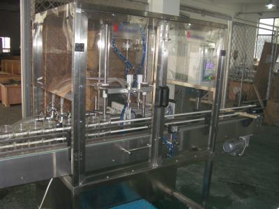 China SSW Series Piston Filling Machine with 10 Heads, 50 BPM Capacity for 100ml-1000ml Bottles for sale