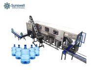 China Automatic 5 Gallon Bottle Barrel Water Washing Filling Capping Machine for sale