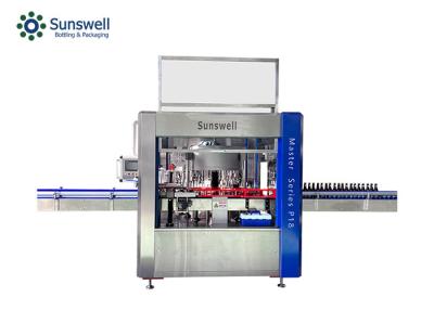 China Fully Automatic Rotary Three Side Sticker Labeling Machine 9000-24000 BPH for sale