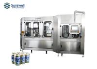 China 1000ml Aluminum Beer Can Filling Sealing Machine Rotary Canning Line 2000CPH for sale