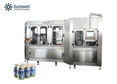 China 1000ml Aluminum Beer Can Filling Sealing Machine Rotary Canning Line 2000CPH for sale
