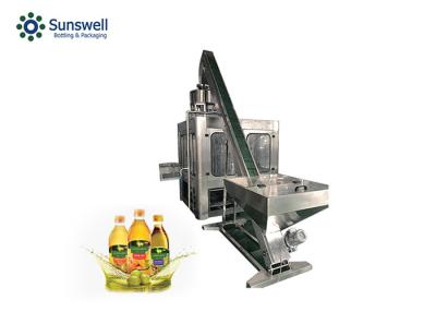 China Automatic Cooking Oil Filling Machine with Capping System - 2,000 to 18,000 BPH Capacity for 110mm Bottles for sale